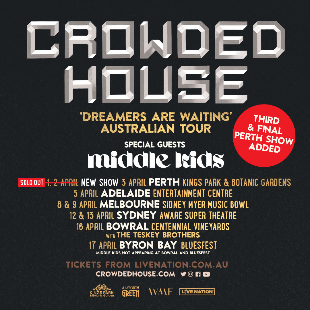 Win Tickets To The Crowded House Tour An April 2022! | iHeart