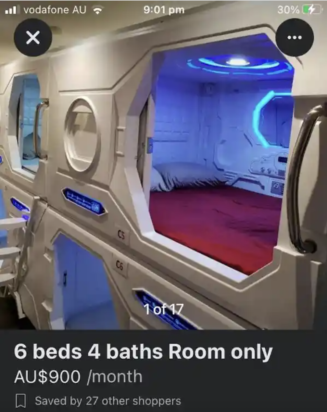 You Can Rent A 'Space Shuttle' Pod In Melbourne For $900 A Month