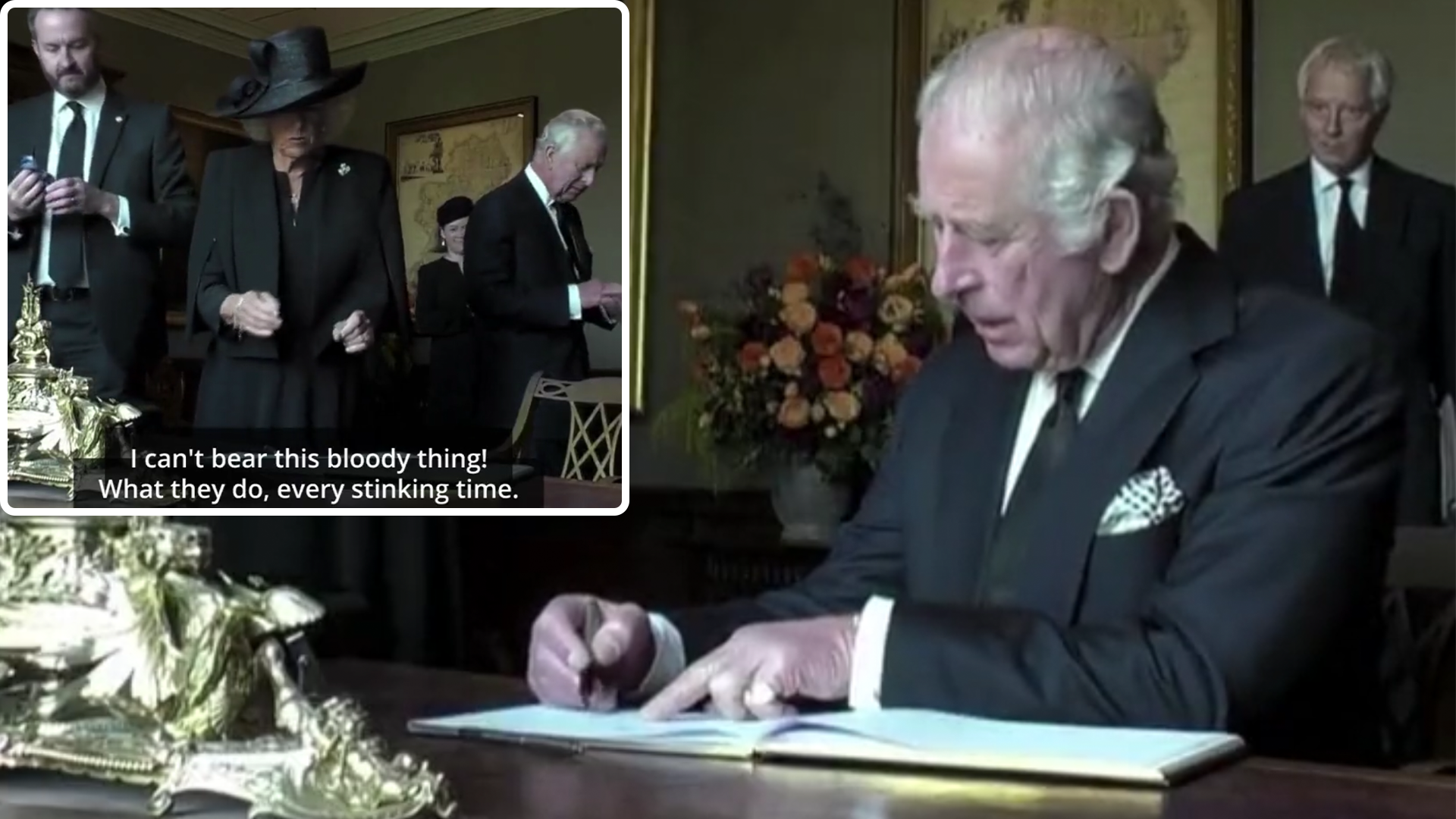 King Charles III Loses His Temper At A Pen At Northern Ireland Signing ...