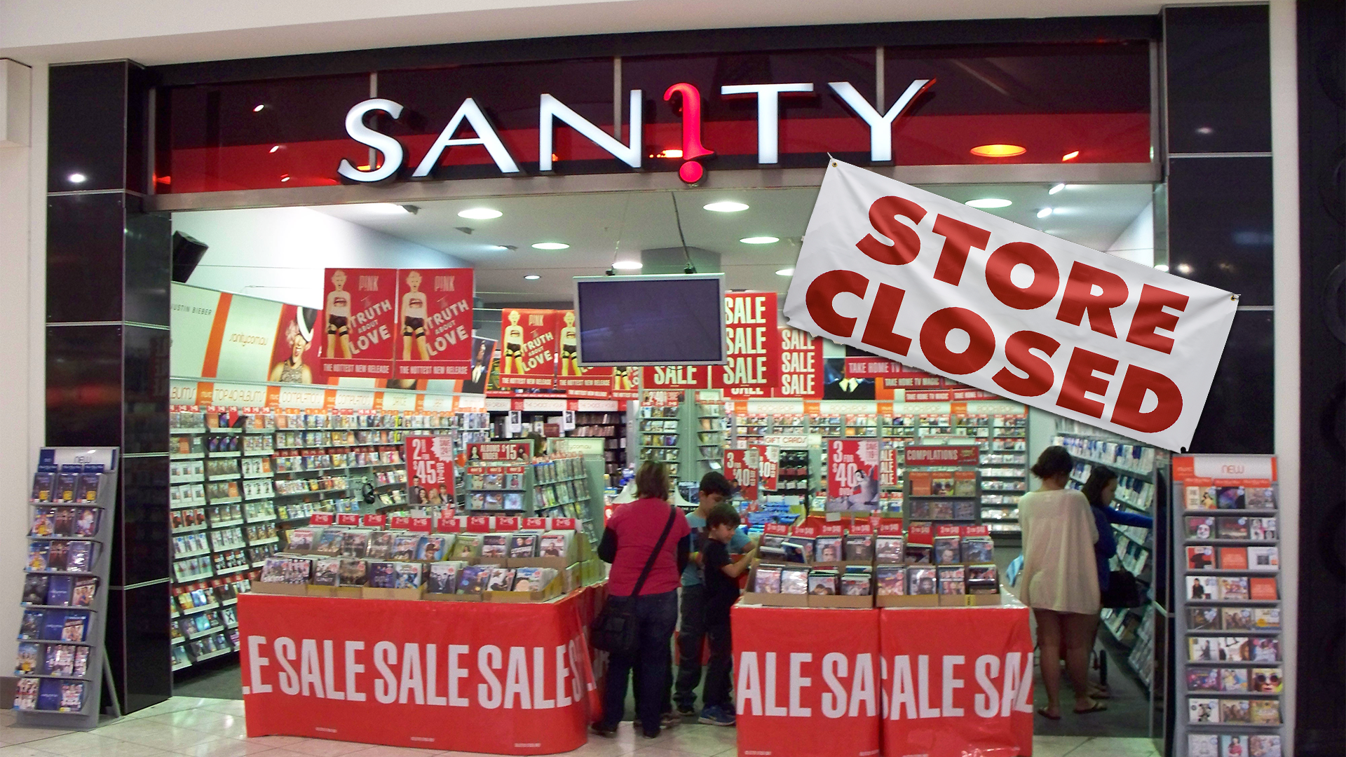Music Retailer Sanity Closing Final 50 Stores Across Australia