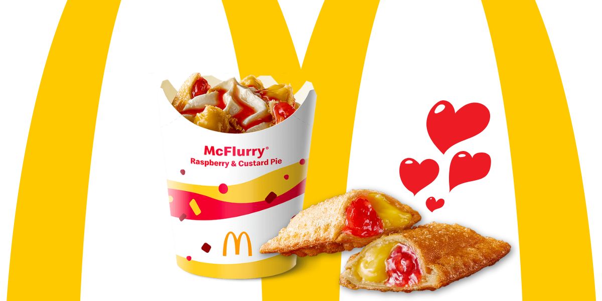NEW Raspberry and Custard Pie McFlurry!!!