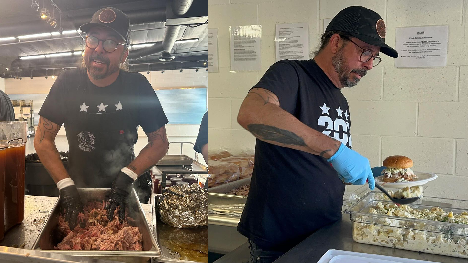 LEGEND ALERT: Dave Grohl Spent 28 Hours Cooking For The Homeless During ...