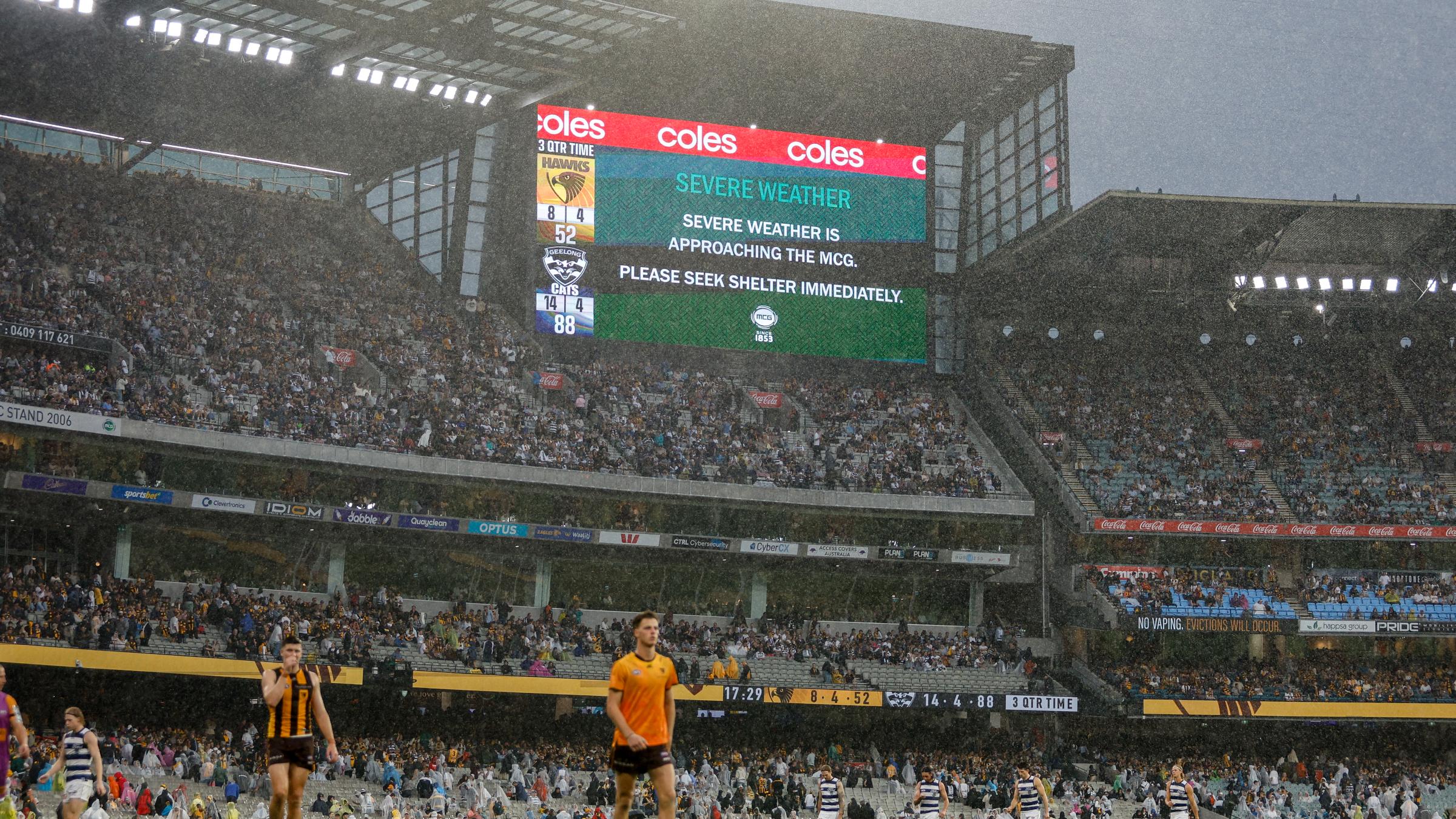 Melbourne Battered By Wild Storm As Severe Weather Warning Remains ...