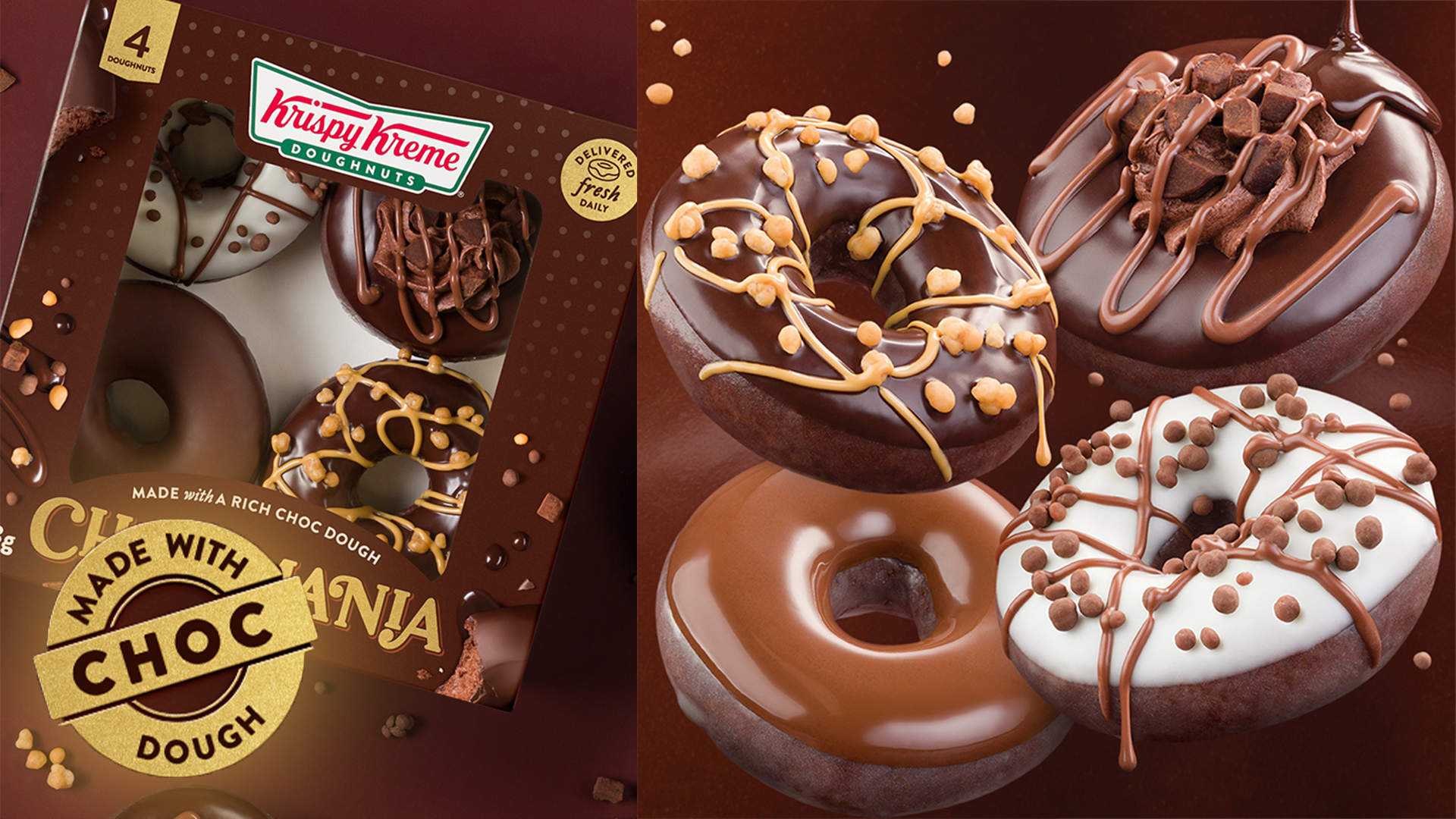 Krispy Kreme Have Released Their Chocomania Range - Made With CHOCOLATE ...